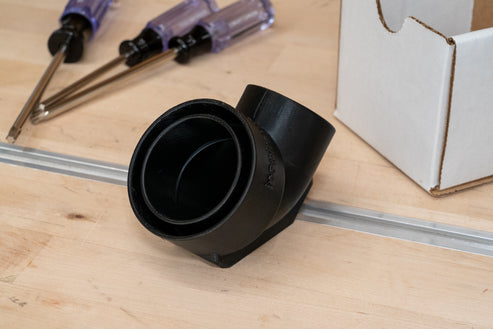 Compact 90 Degree Elbow for DeWALT Miter Saws – Inspire Woodcraft